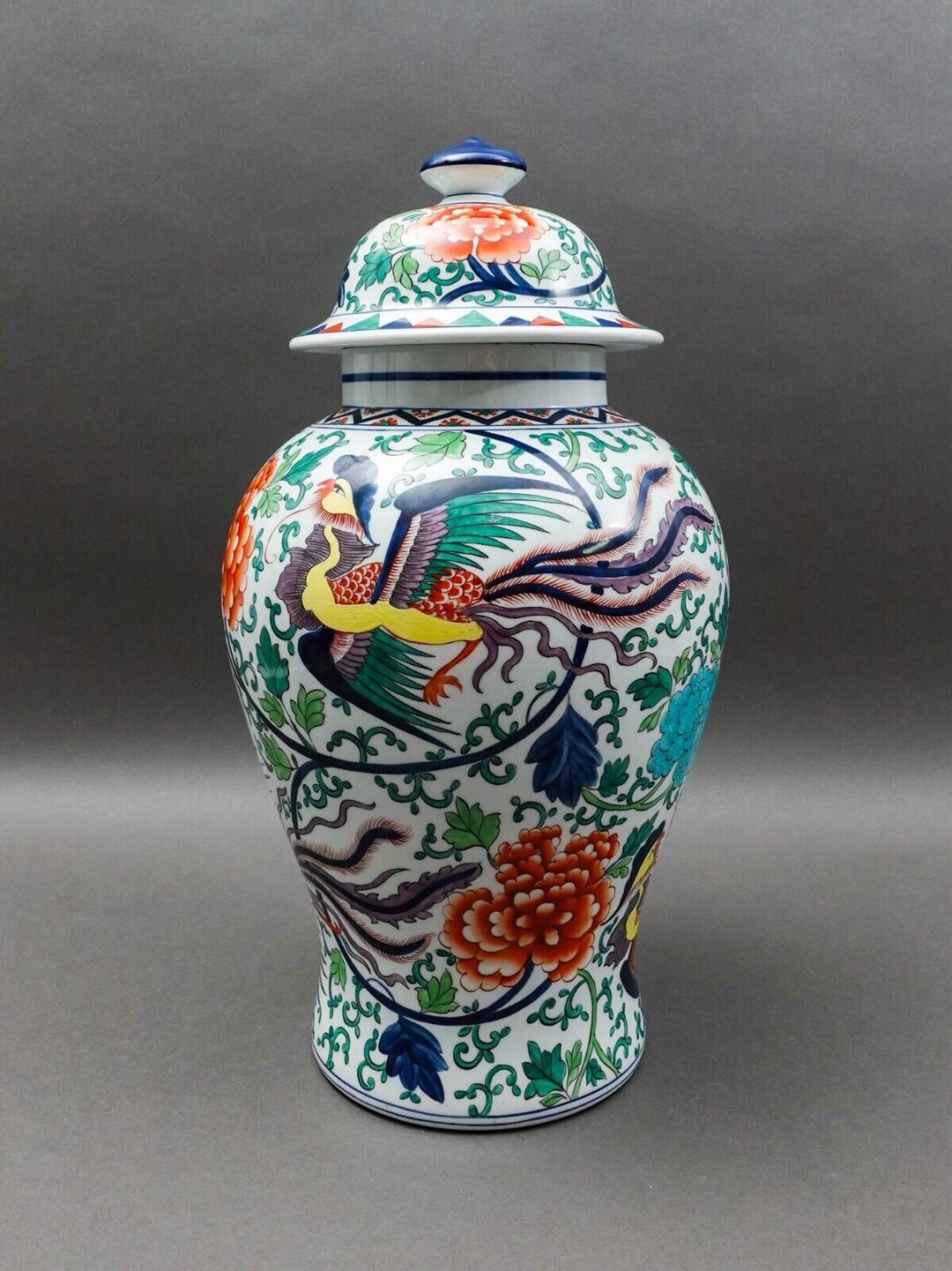 Cartier Porcelaine De Paris France Hand Painted Large Ginger Jar Vase ...