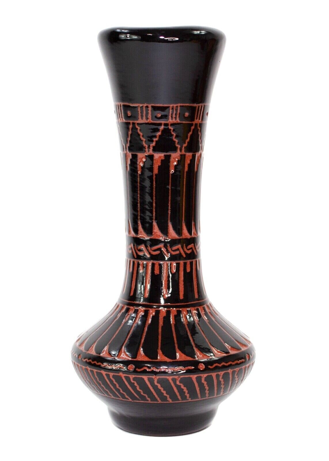 Billy Dennison Navajo Native American Southwest Indian Etched Pottery ...