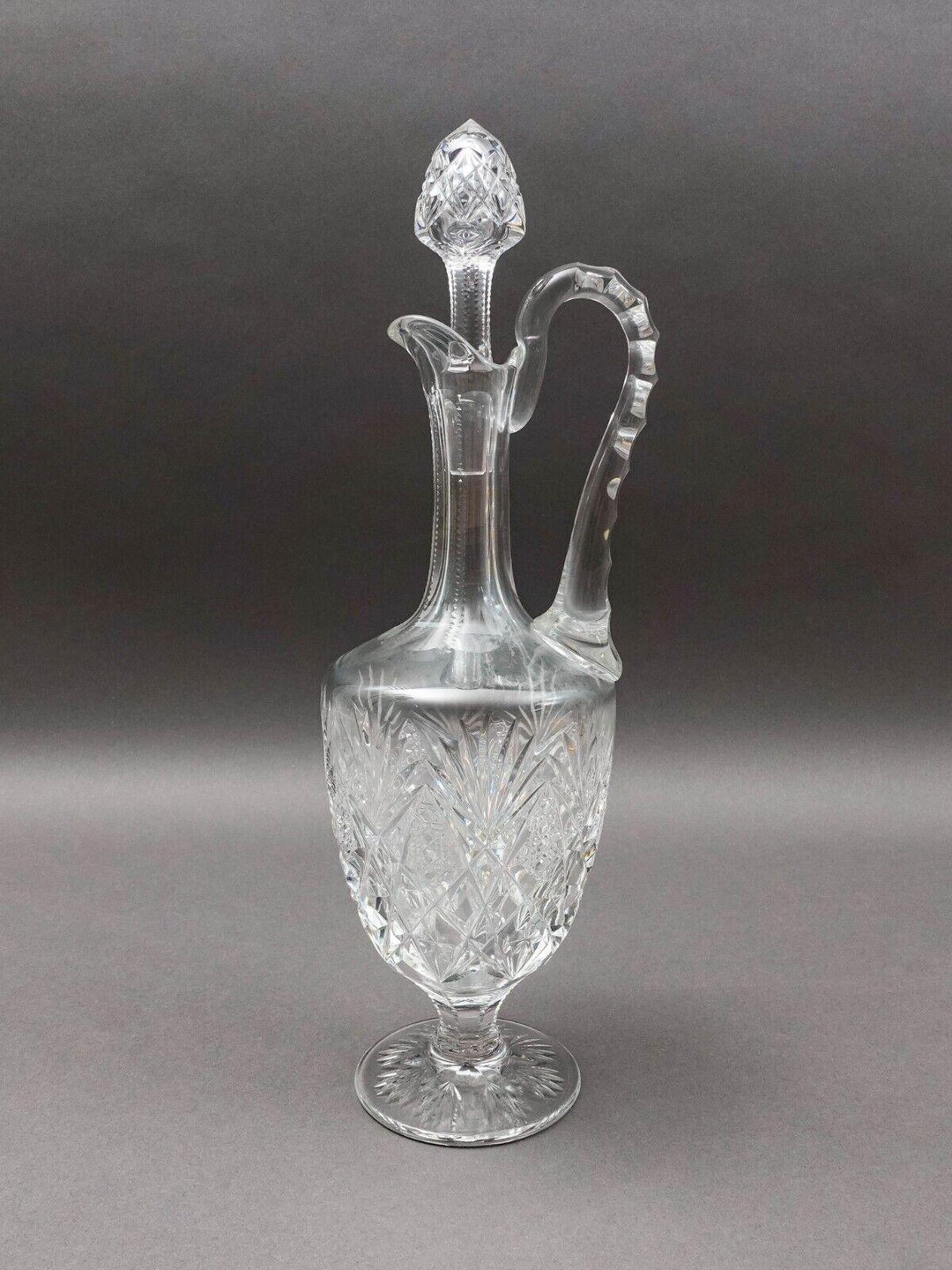 St. Louis France Florence Pineapple Cut Crystal Wine Decanter W ...
