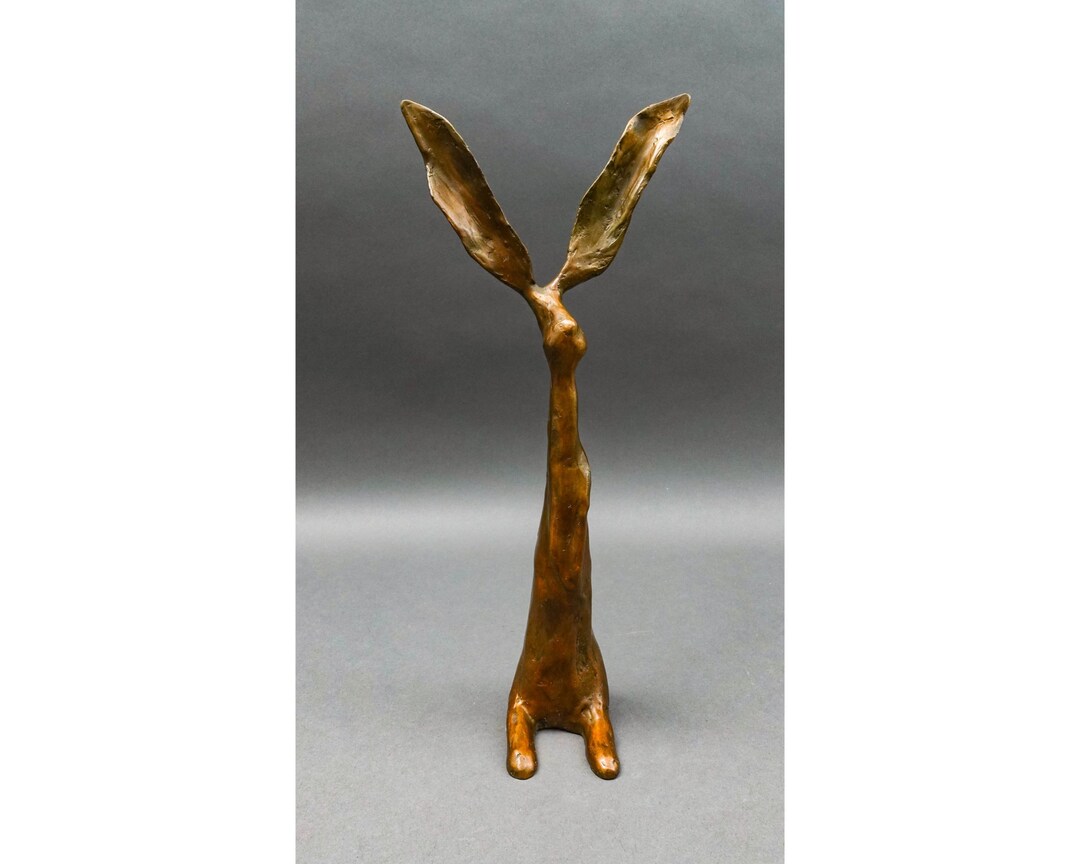 Jim Budish colorado Born 1951 Signed Chauncy Rabbit Bronze - Etsy