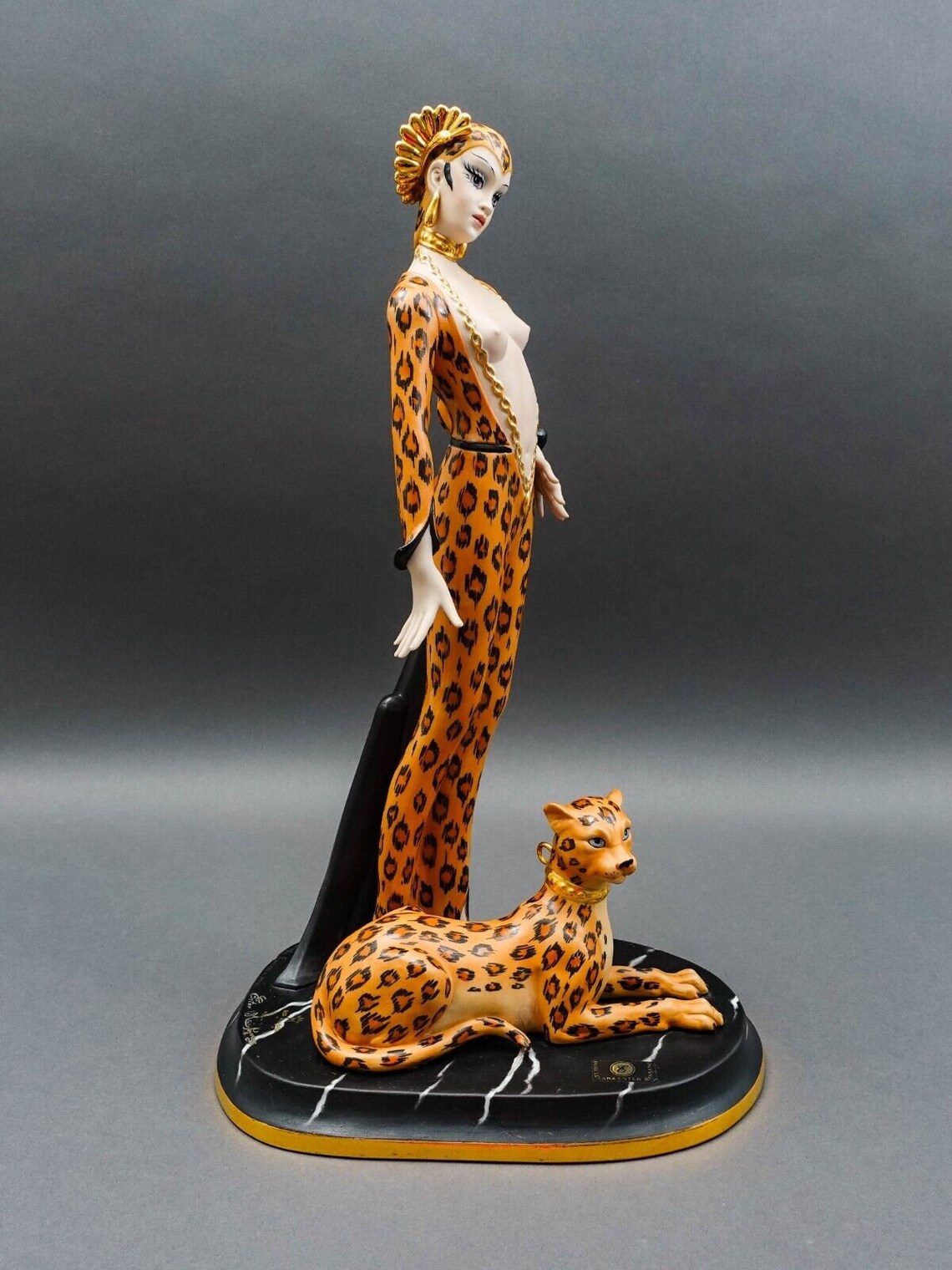 Capodimonte Italy Mario Pegoraro Ester Bassano Art Deco Lady Sculpture ...