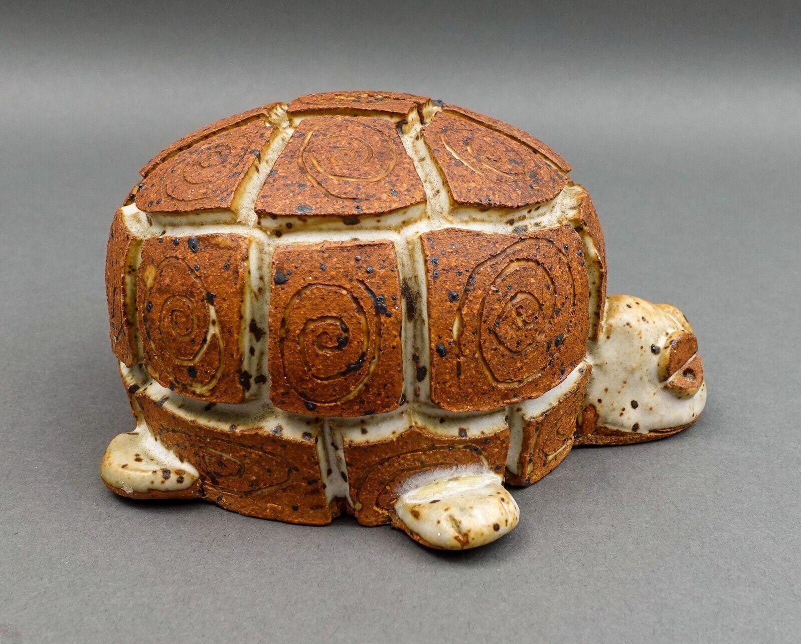 Vintage Signed Studio Art Pottery Turtle Coin Bank Figurine - Etsy