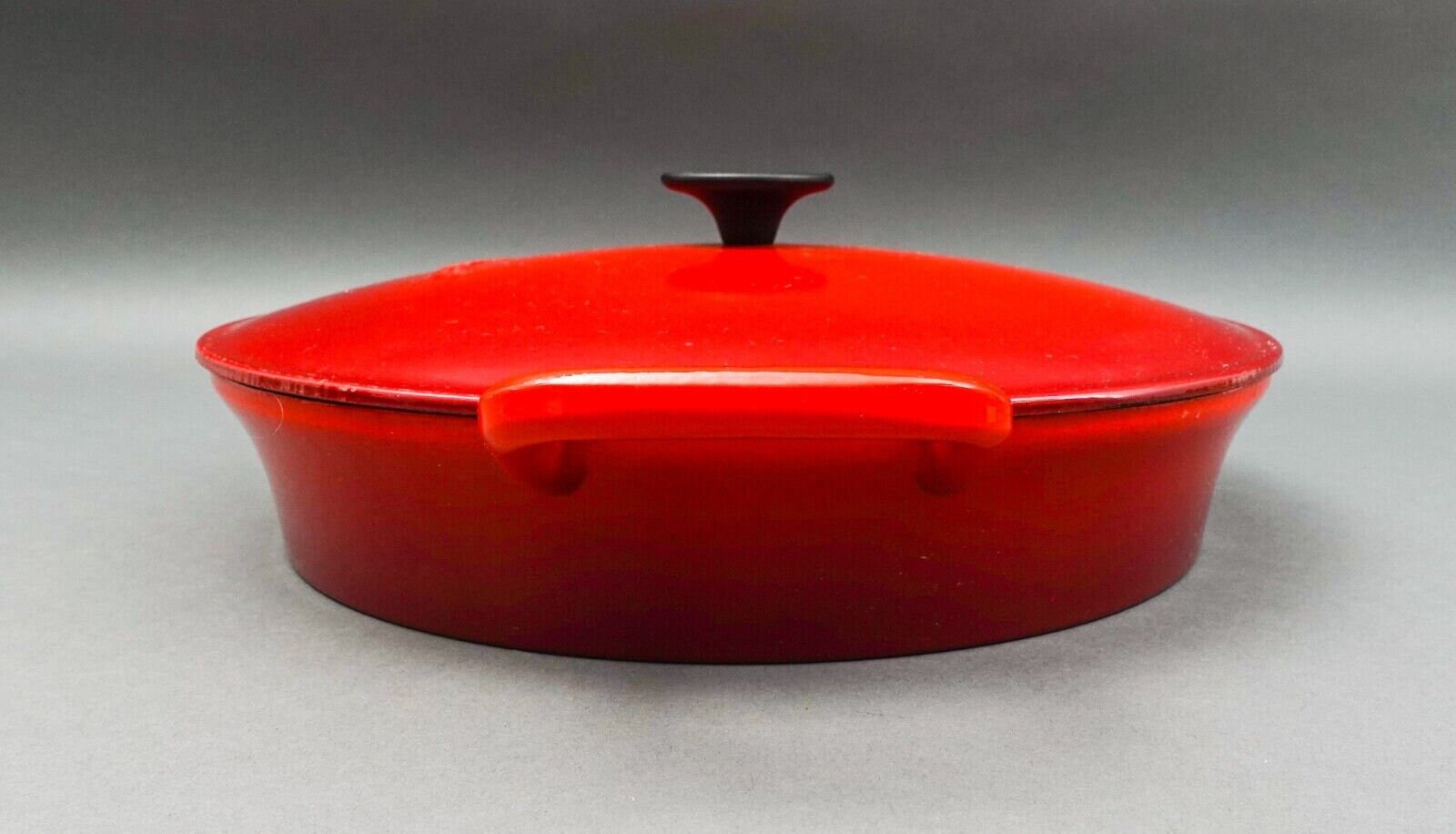 Le Creuset Vintage 32 Red Fait Tout Cast Iron Braiser Shallow Casserole ...