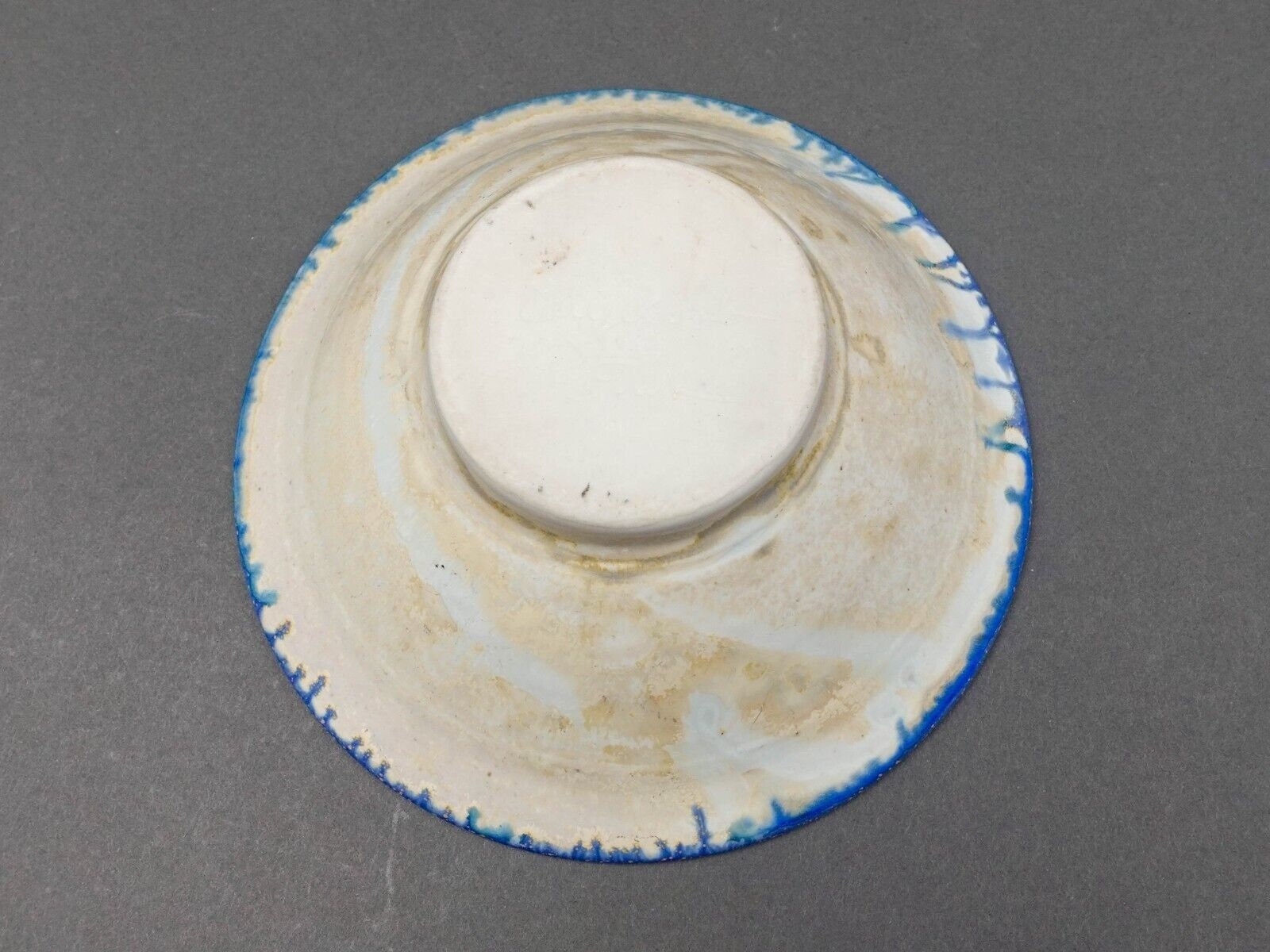 Edgecomb Potters Maine Blue Green Crystalline Glazed Art Pottery Bowl ...