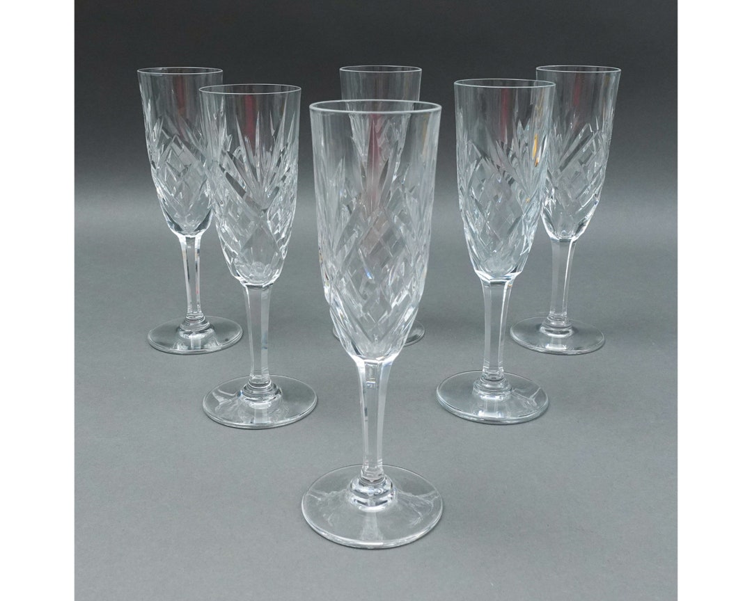 St. Louis Crystal France Chantilly 7 1/4 Champagne - Etsy