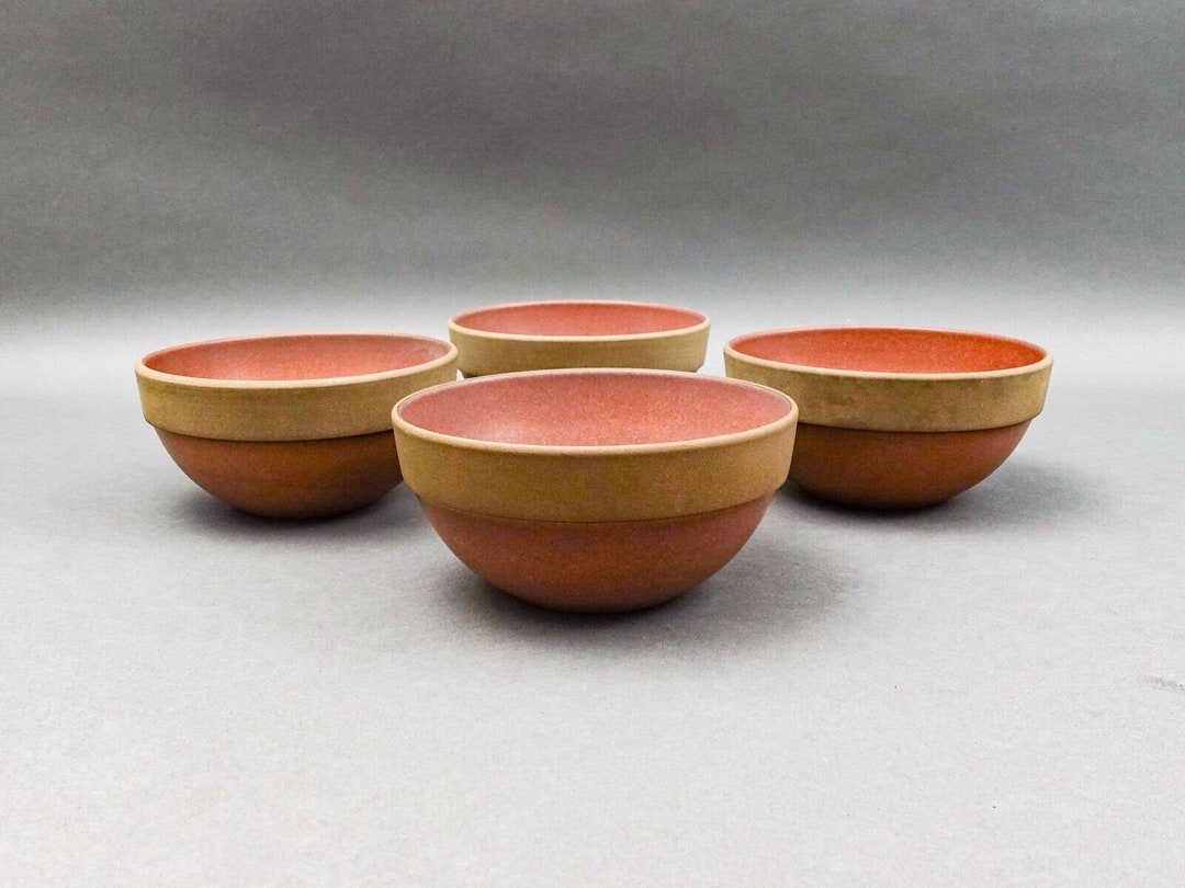 Edith Heath Ceramics Sausalito California 322 Rim Line Cereal Bowls Set ...