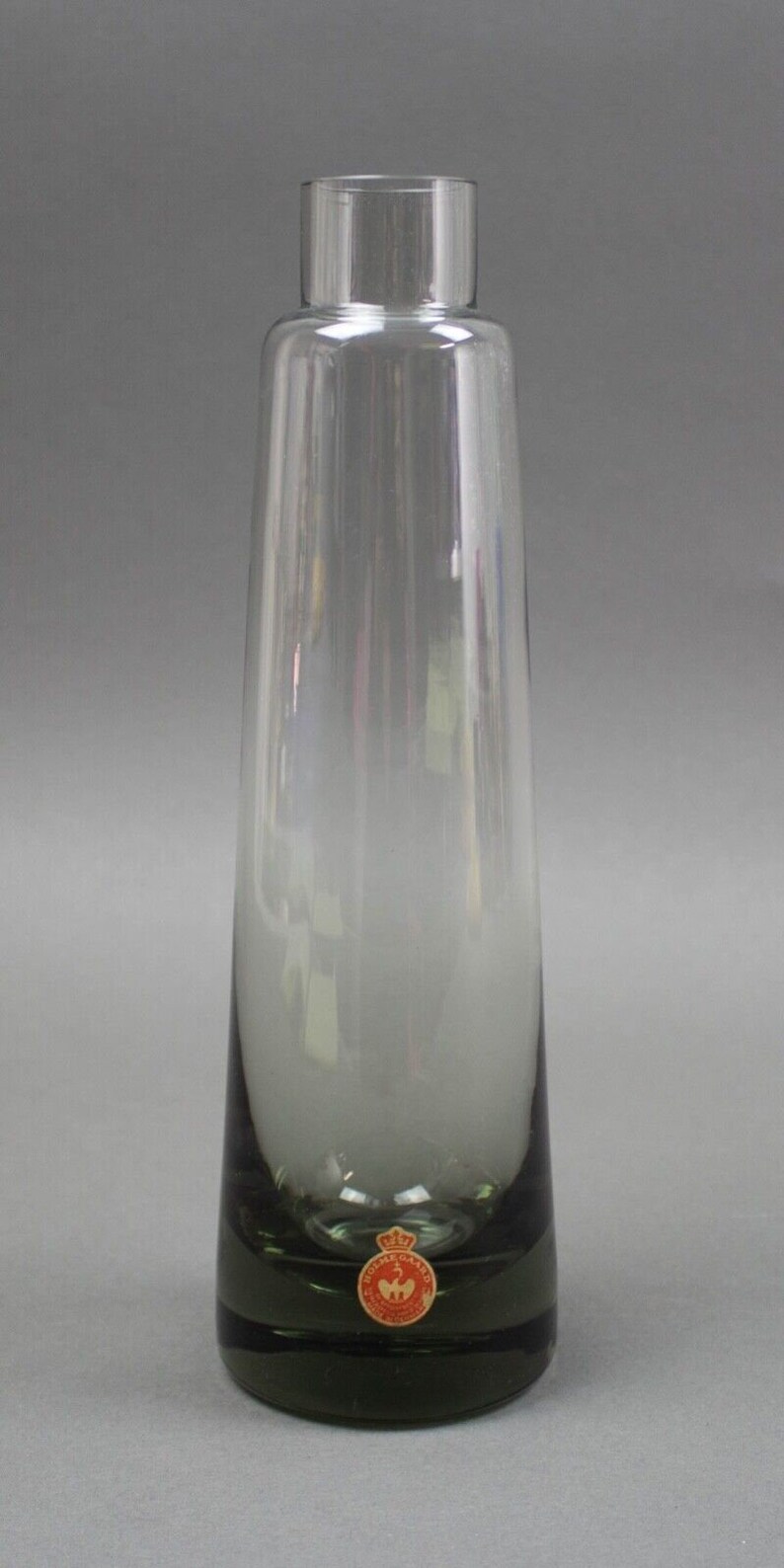 Holmegaard Denmark per Lutken Mid Century Danish Smoke Gray Rare Glass ...