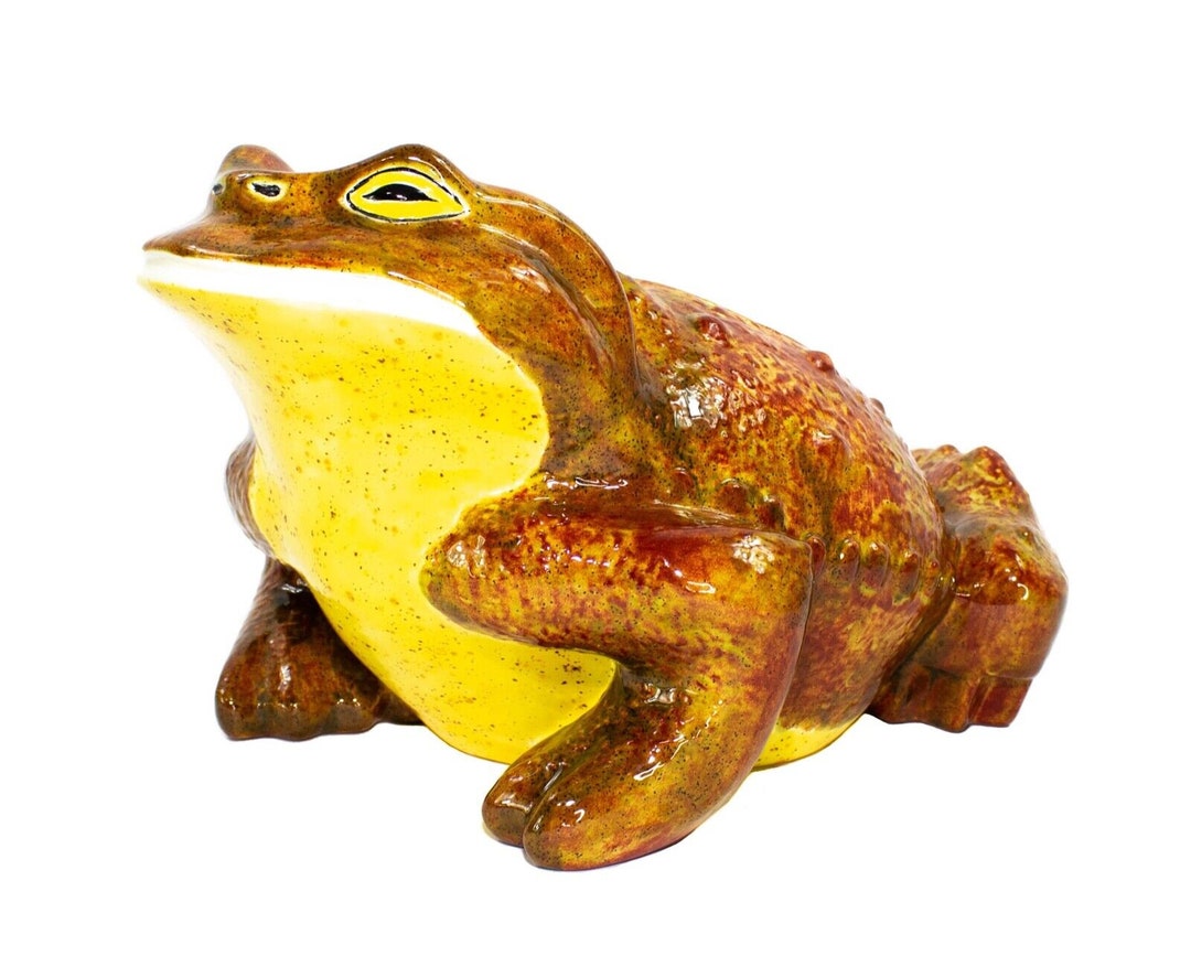 Vintage Arnels Extra Large 13 1/4" Ceramic Pottery Toad Frog Planter ...