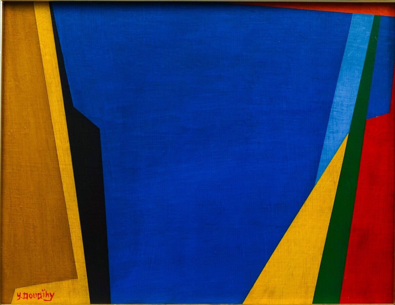 Saliba Douaihy lebanese, 1915-1994 Signed Abstract Oil on Canvas ...