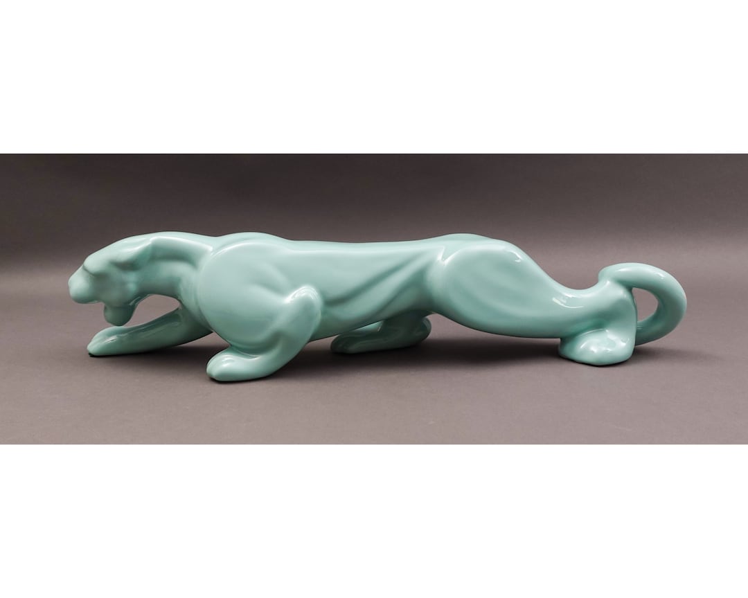 Royal Haeger Pottery Vintage Rare Color Ceramic Stalking Panther ...
