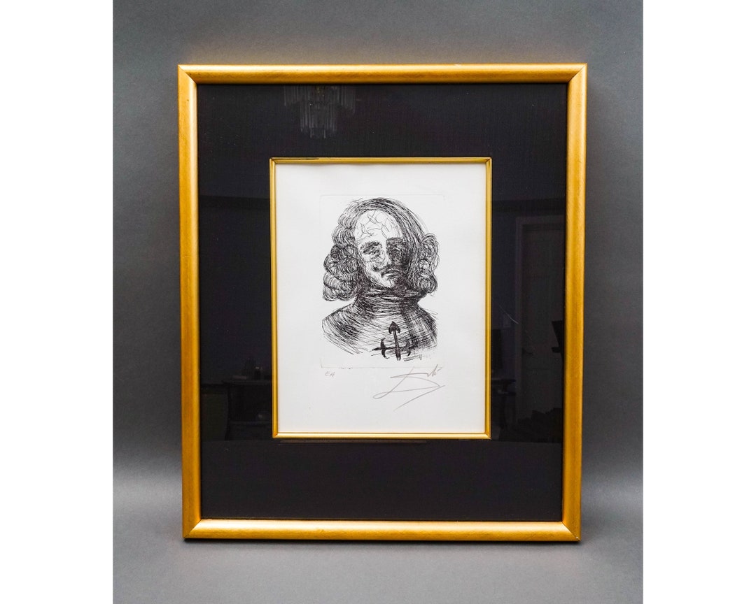 Salvador Dali Signed Velazquez Etching Immortals of Art Artist Edition ...