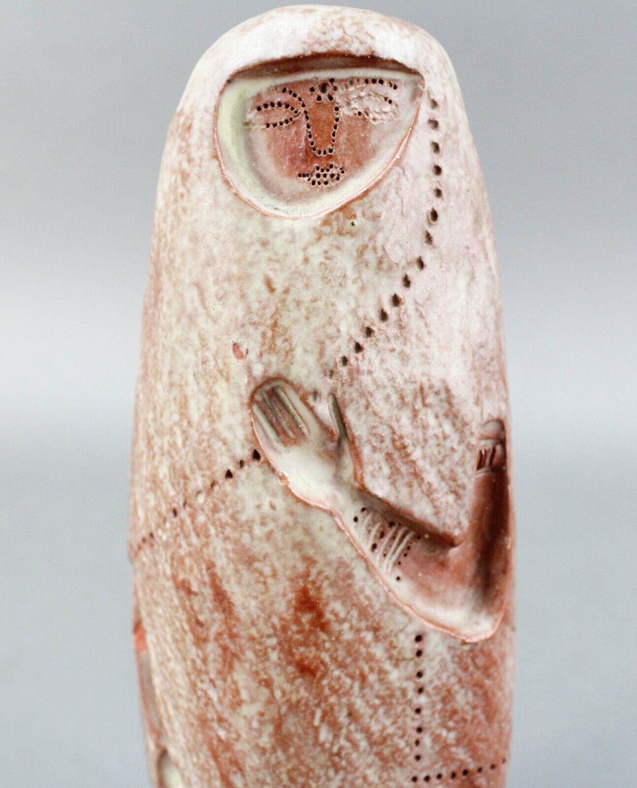 Hindu Indian Figural Woman Terra Cotta Art Pottery Sculpture Signed ...