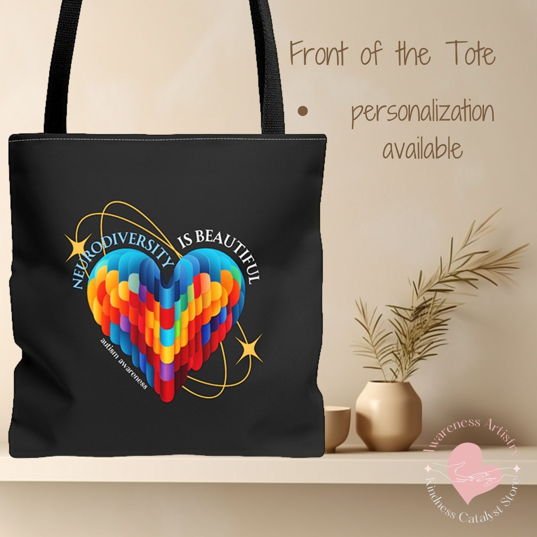 Personalized Autism Awareness Bag | Neurodiversity Tote | Sped Teacher ...