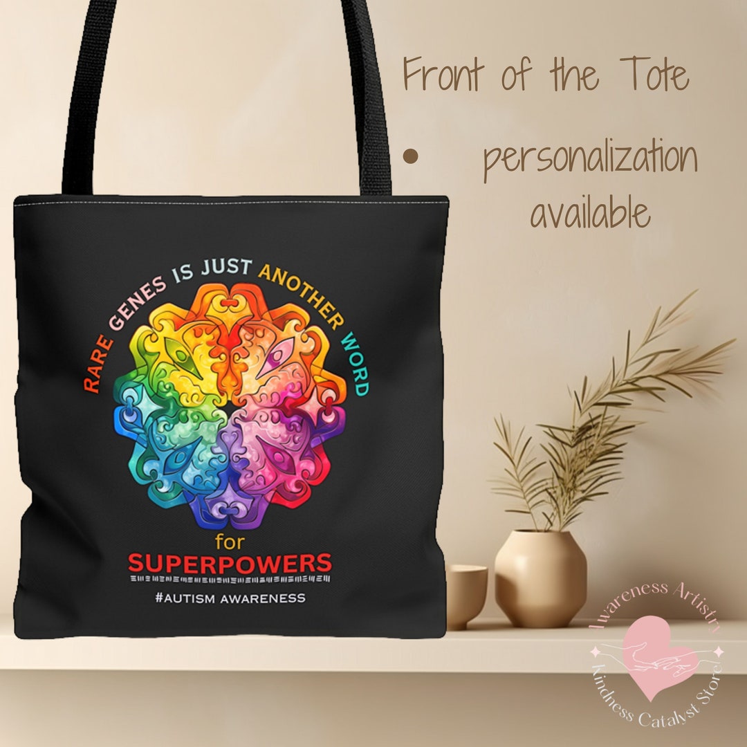 Personalized Autism Awareness Bag Neurodiversity Tote Sped Teacher Gift ...