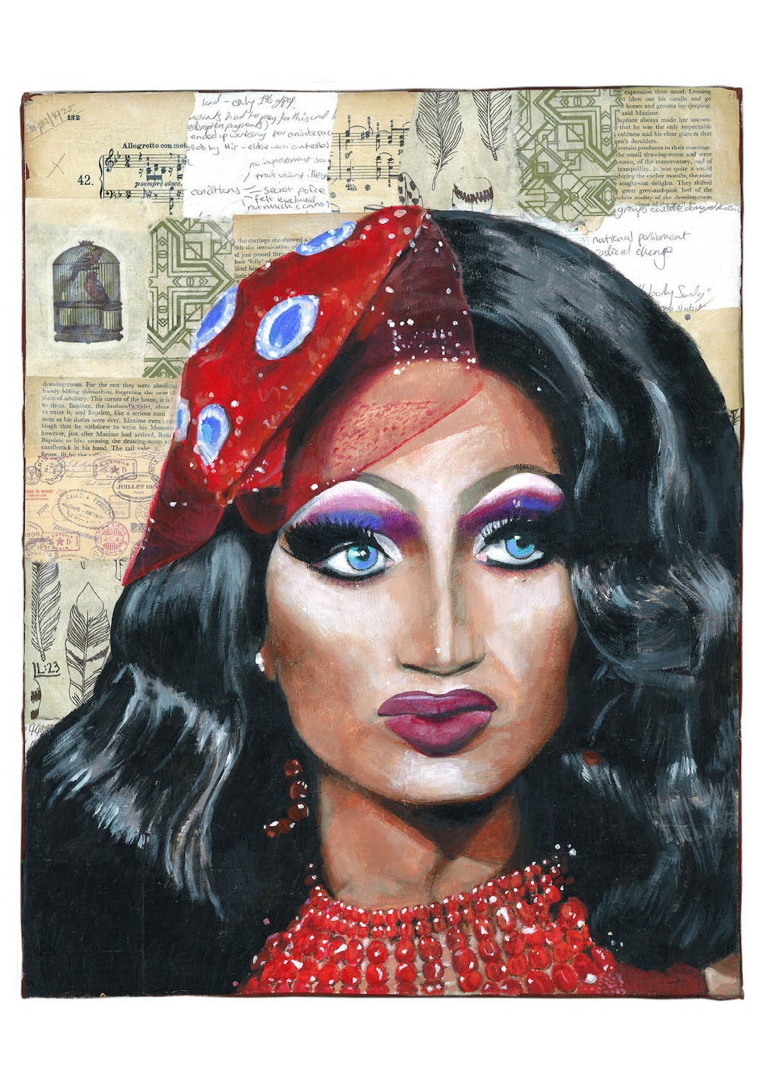 Angeria Paris Van Michaels Drag Queen Print Drag Queens - Etsy UK