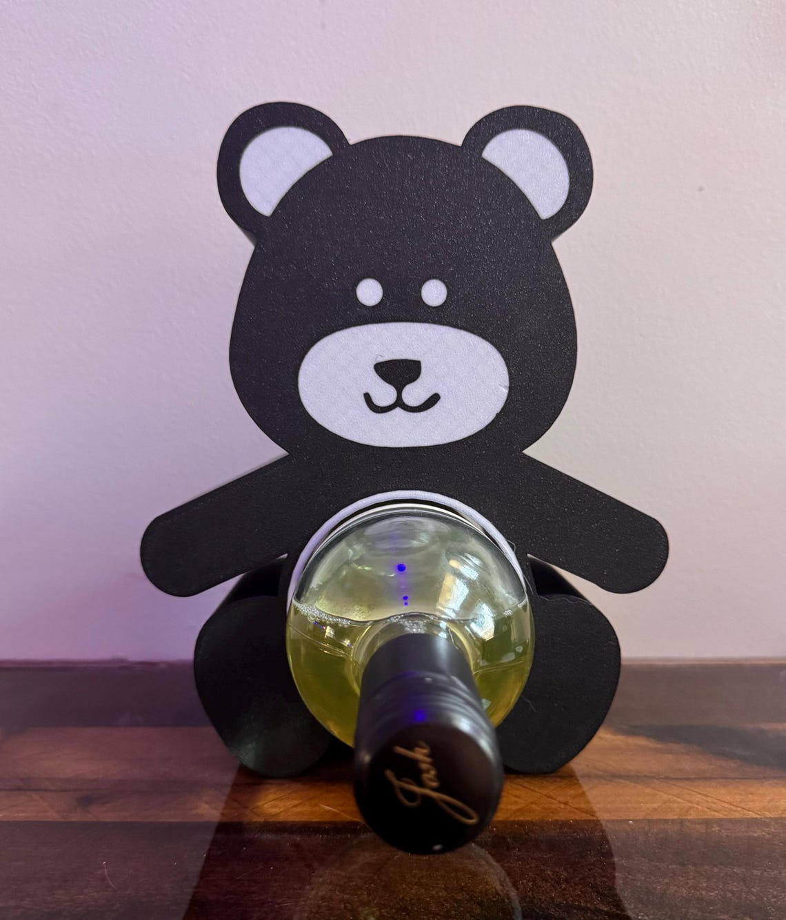 Teddy Bear Wine Bottle Holder Gift for Wine Lover Wine Rack Wine ...