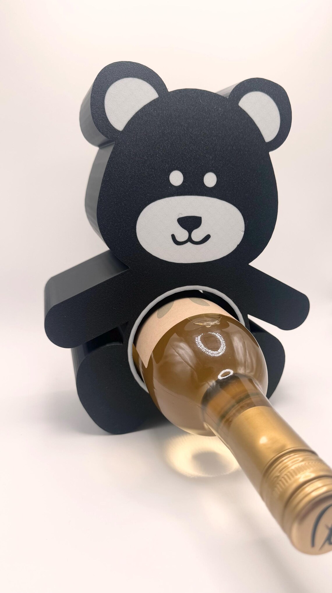 Teddy Bear Wine Bottle Holder Gift for Wine Lover Wine Rack Wine ...