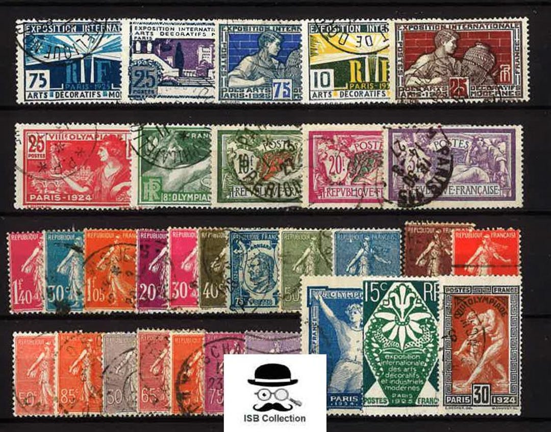 1924 France Full Year Postmarked - Etsy