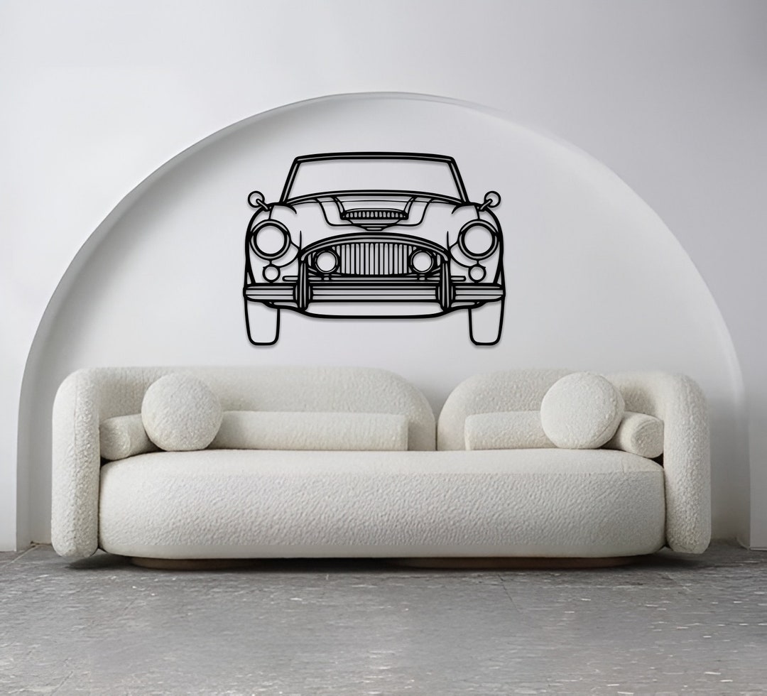 Healey 3000 Mkiii 1965 Front Metal Car Wall Art, Aircraft, Aeroplane ...