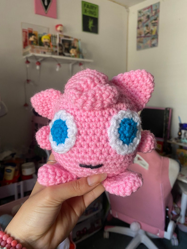 Crochet Pokémon Inspired Jiggypuff - Etsy