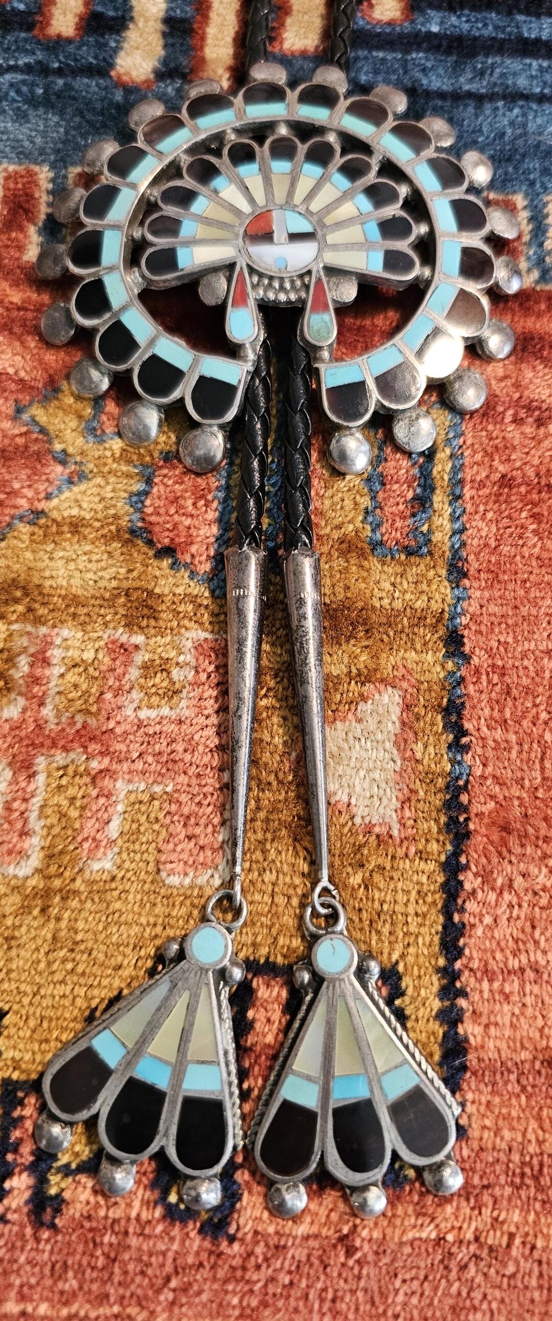 VINTAGE ZUNI BOLO - Etsy