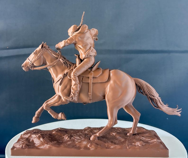 Custom 3d-printed Horse Model From Photo – Personalized Equine Replica ...