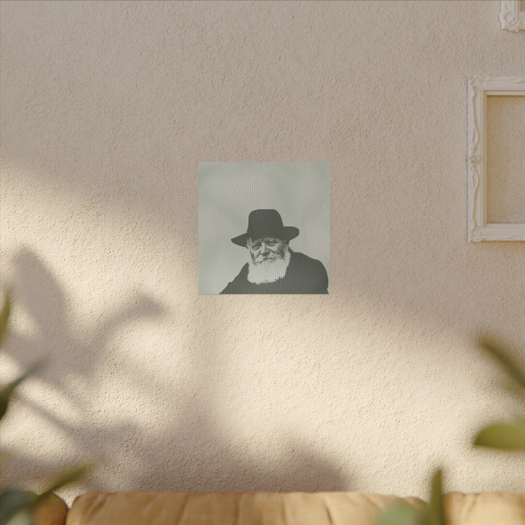 The Rebbe, Prints, Jewish Home Decor, Jewish Art, Rebbe Print Art ...