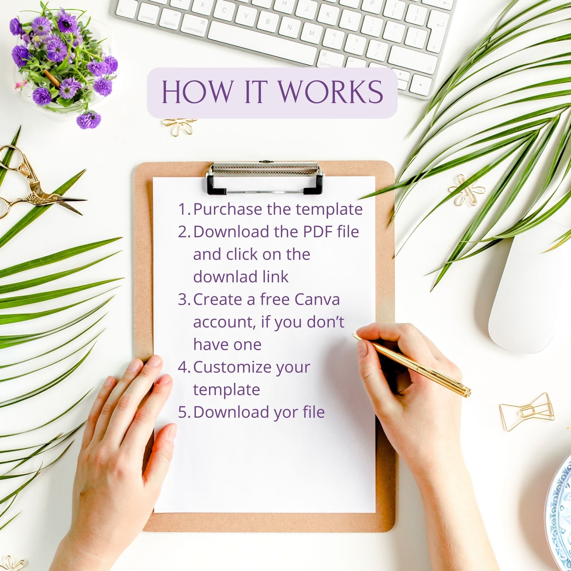 Editable Vision Board Template. Purple Witch Vision Board. Magic Vision ...