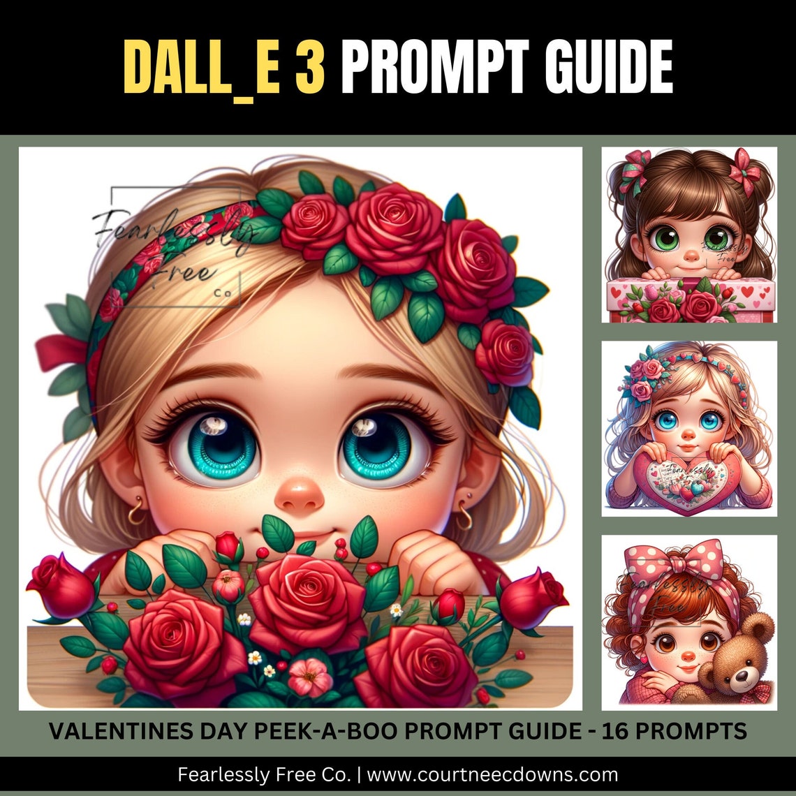 Dall-e 3 & Chatgpt V.4 AI Art Prompt Guide Valentine's Day Prompt Guide ...