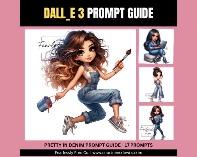 Dall-e 3 & Chatgpt V.4 AI Art Prompt Guide Dall-e Prompt Guide Pretty ...