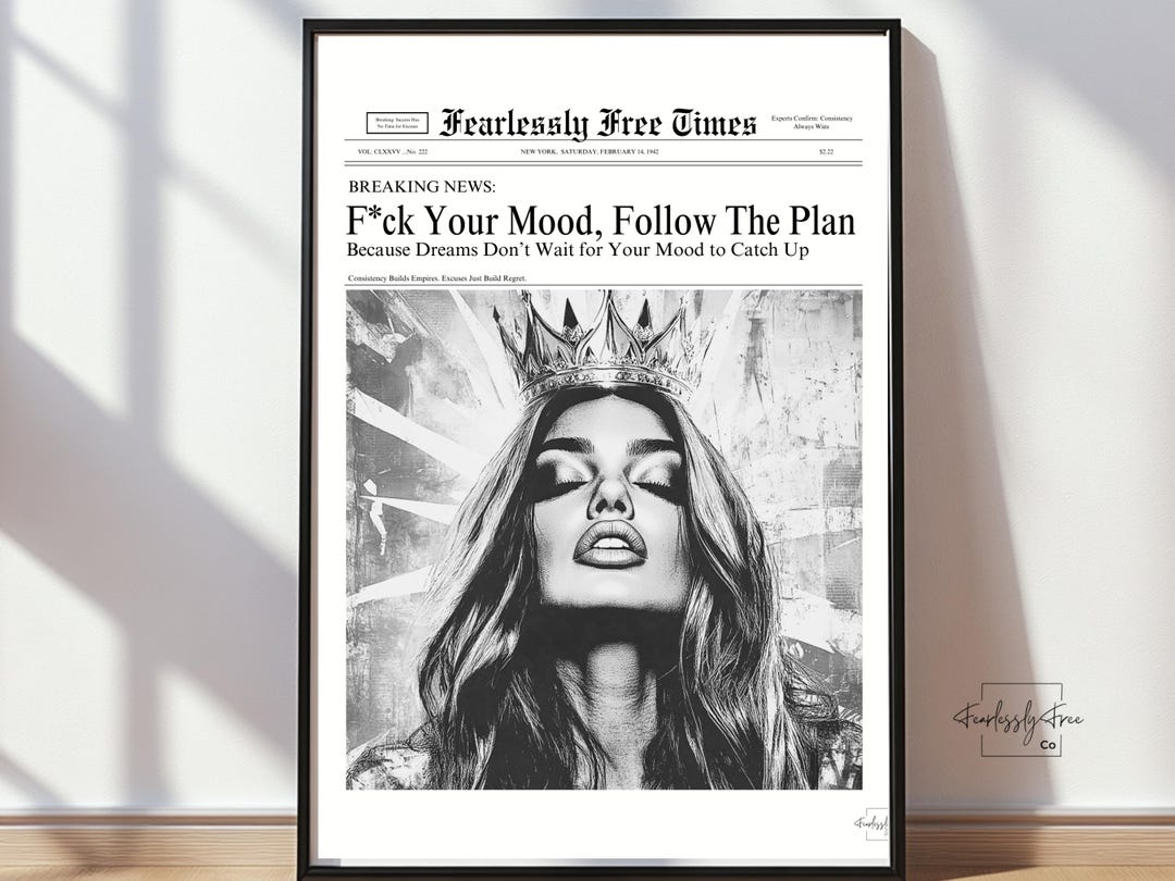 Trending Preppy Newspaper Print | New York News| Trendy Wall Art |f*ck ...