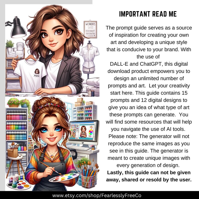 Dall-e 3 & Chatgpt V.4 AI Art Prompt Guide E-commerce Entrepreneur ...