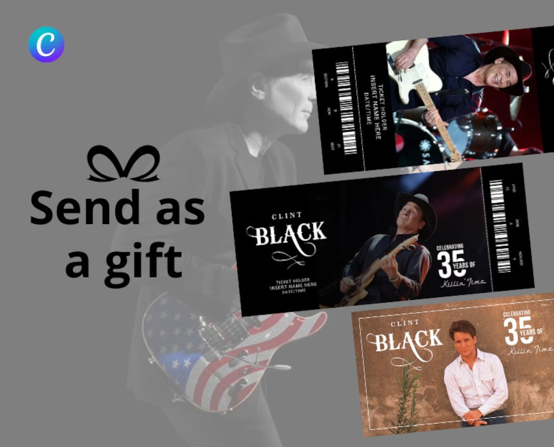 5 X Clint Black: Celebrating 35 Years of killin Time Tour Ticket ...