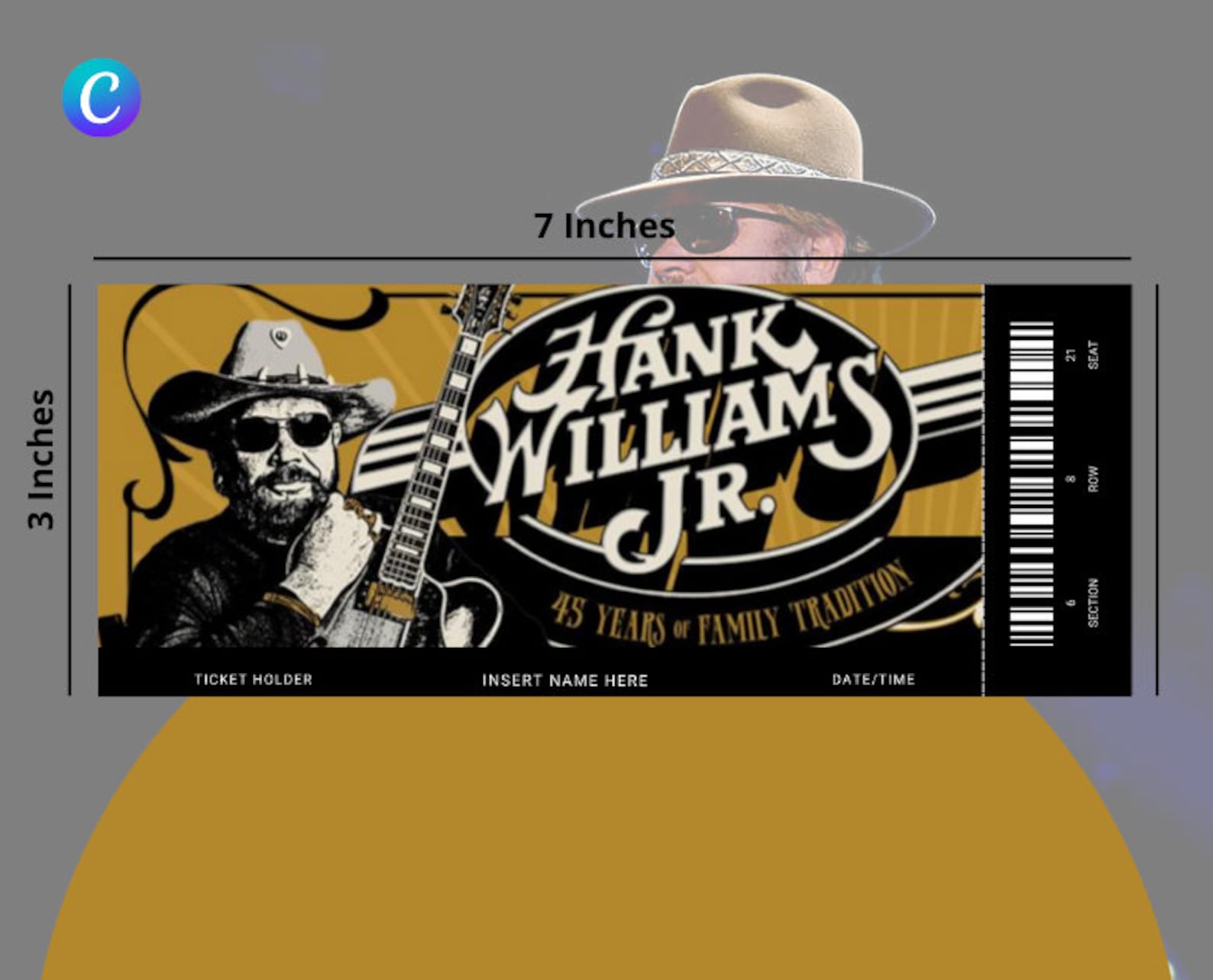 5 X Hank Williams Jr: 45 Years of Family Tradition Tour 2024 Ticket ...