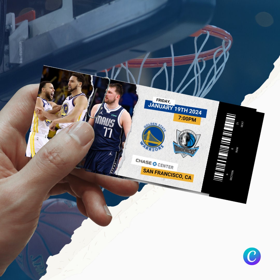 5 Customizable Basketball Event Tickets: Editable and Printable ...