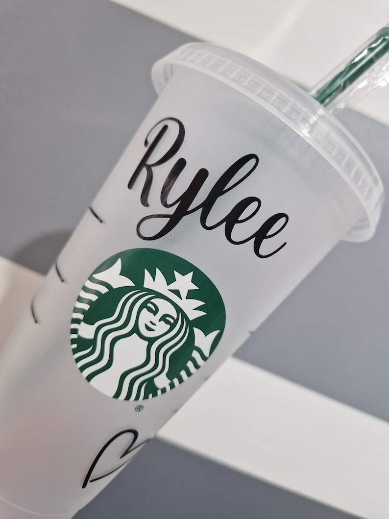 Personalized Starbucks Venti Cold Cup: Reusable Iced Coffee Cup With ...