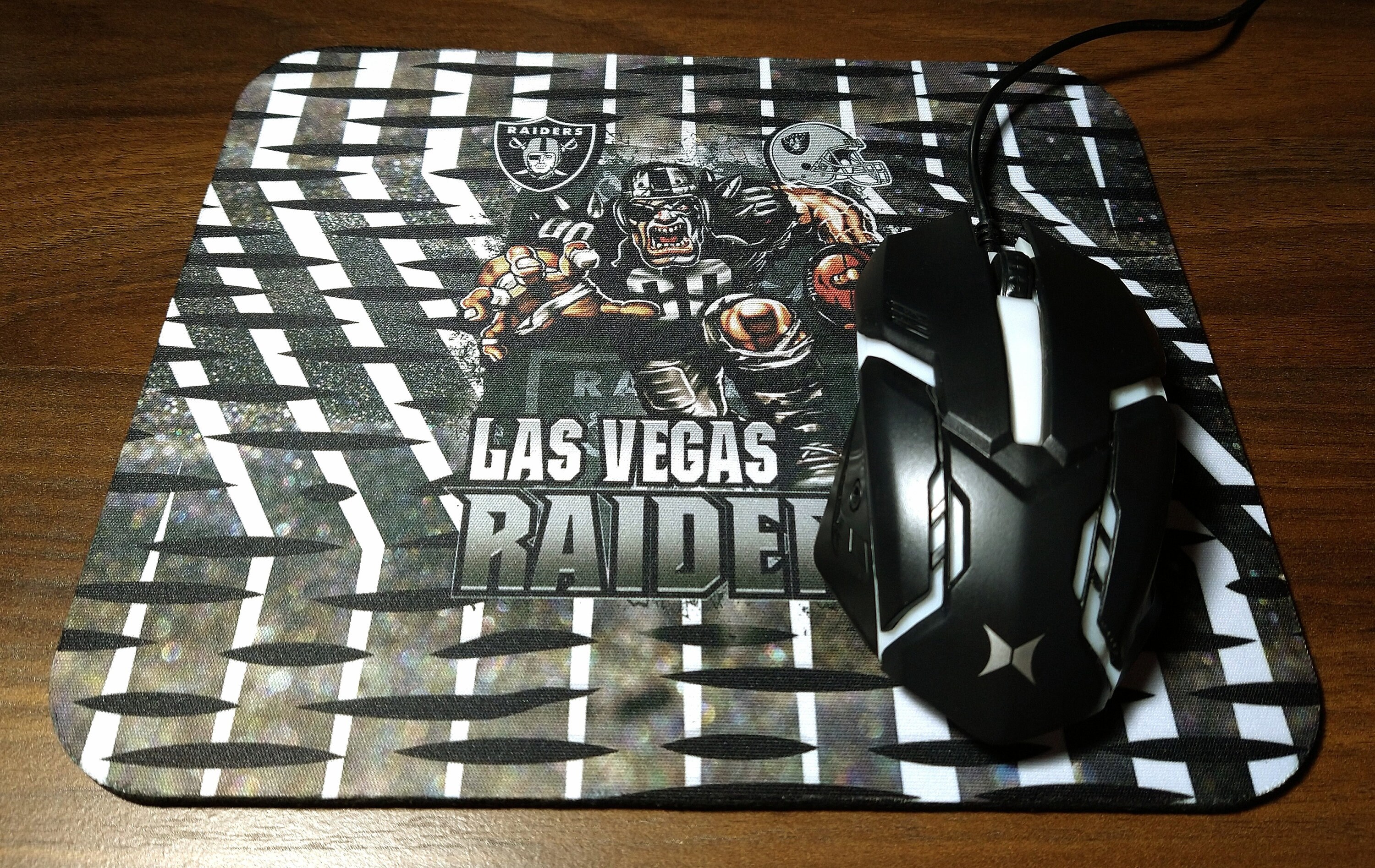 Las Vegas Raiders NFL Football Computer Office Desk Accessory Fans ...