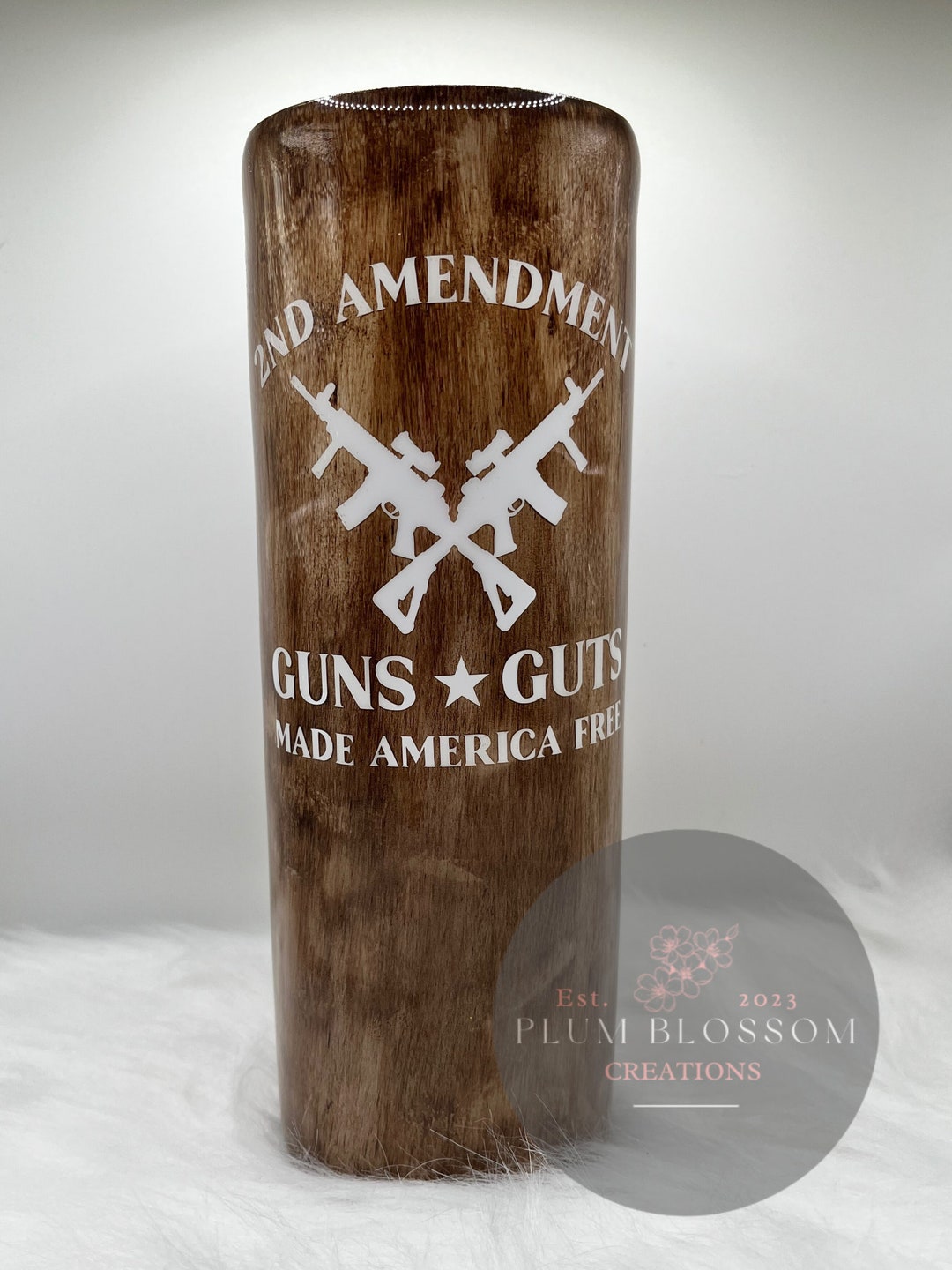 2nd Amendment Tumbler, Gun Tumbler, Birthday Gift for Him/her, Freedom ...