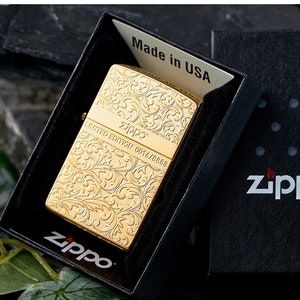 Zippo Very Nice Brass Flower Limited Edition Asian Market New in Box - Etsy