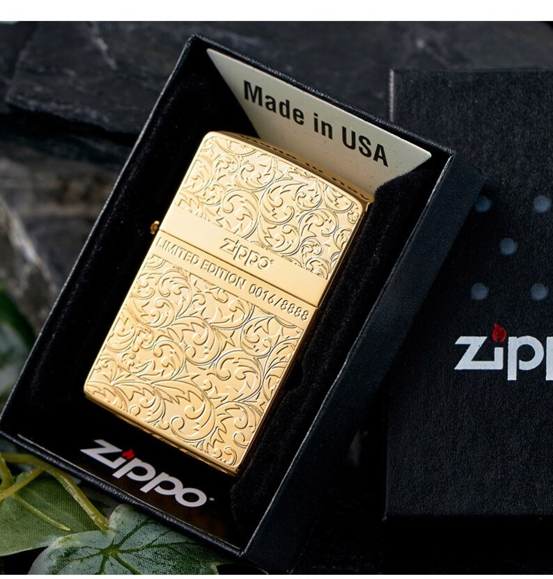 Zippo Very Nice Brass Flower Limited Edition Asian Market New in Box - Etsy