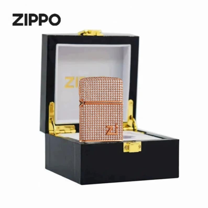 Zippo Very Rare Full Diamond New in Box Asian Market Please Choose One ...