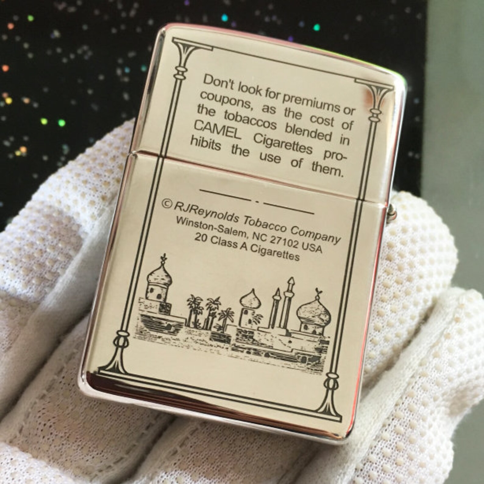 Zippo Rare Camel Sterling Silver 5 Side New in Box - Etsy