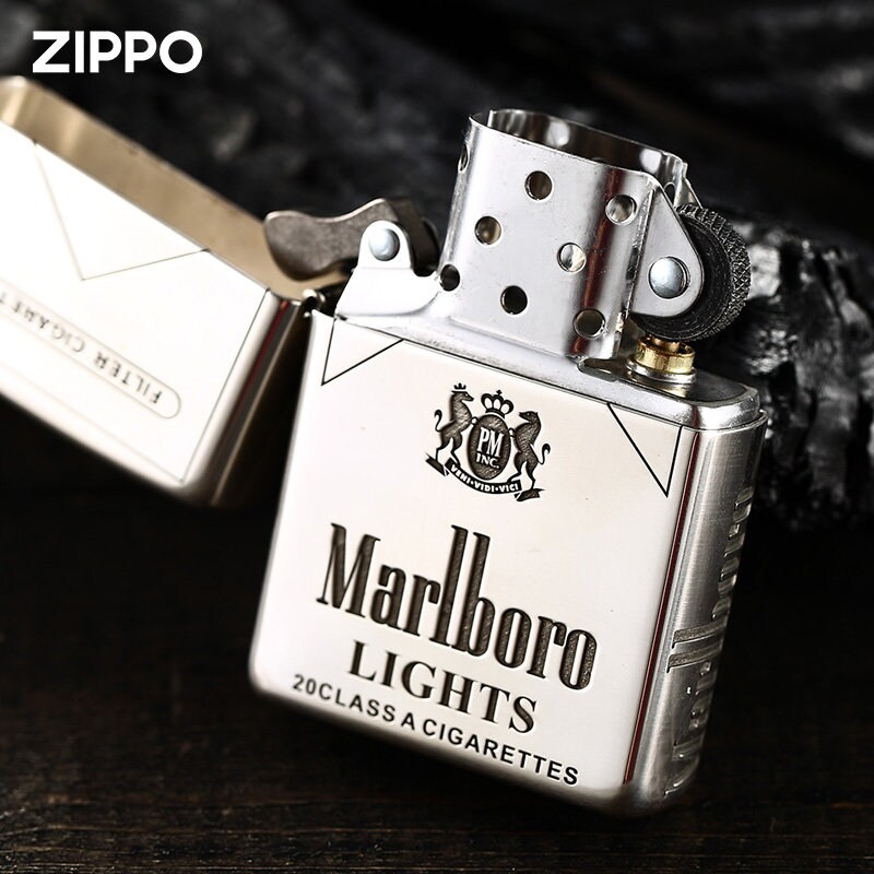 Zippo Very Rare Marlboro Sterling 5 Side New in Box Asian Market - Etsy