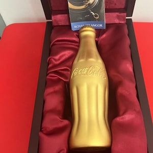 Item Rare Coca Cola Bottle 24k Gold Plated Limited Edition - Etsy