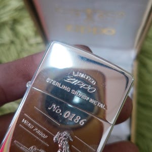 Zippo Extremely Rare Windy Sterling Silver Metal Limited Edition Only 1000pcs Unused 1997 - Etsy