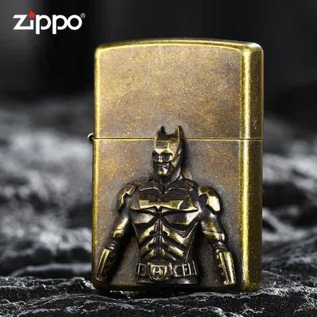 Zippo Very Nice Batman Emblem Brass New in Box - Etsy
