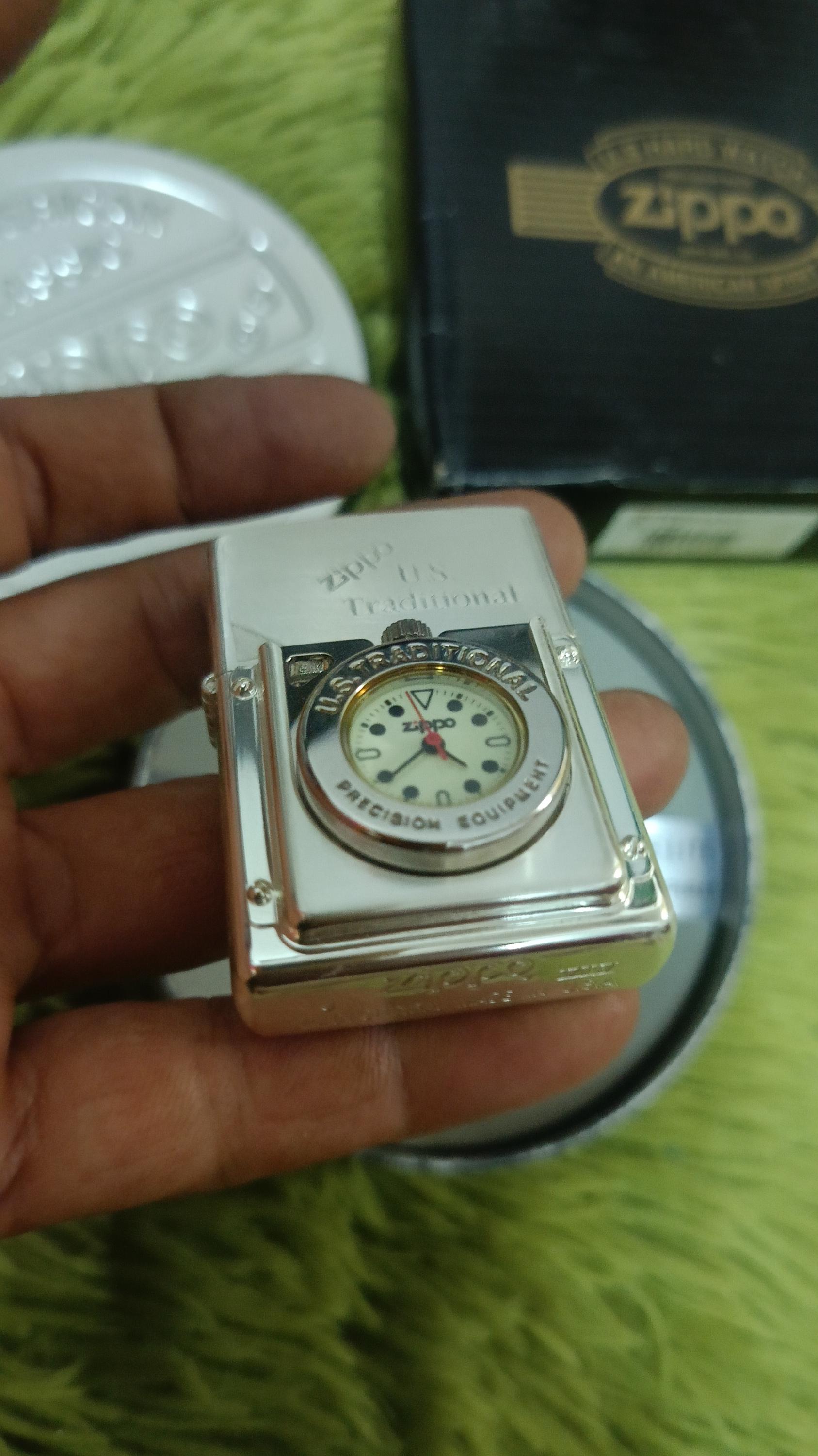 Zippo Rare an American Classic Watch Vintage 1998 Unused With Original ...