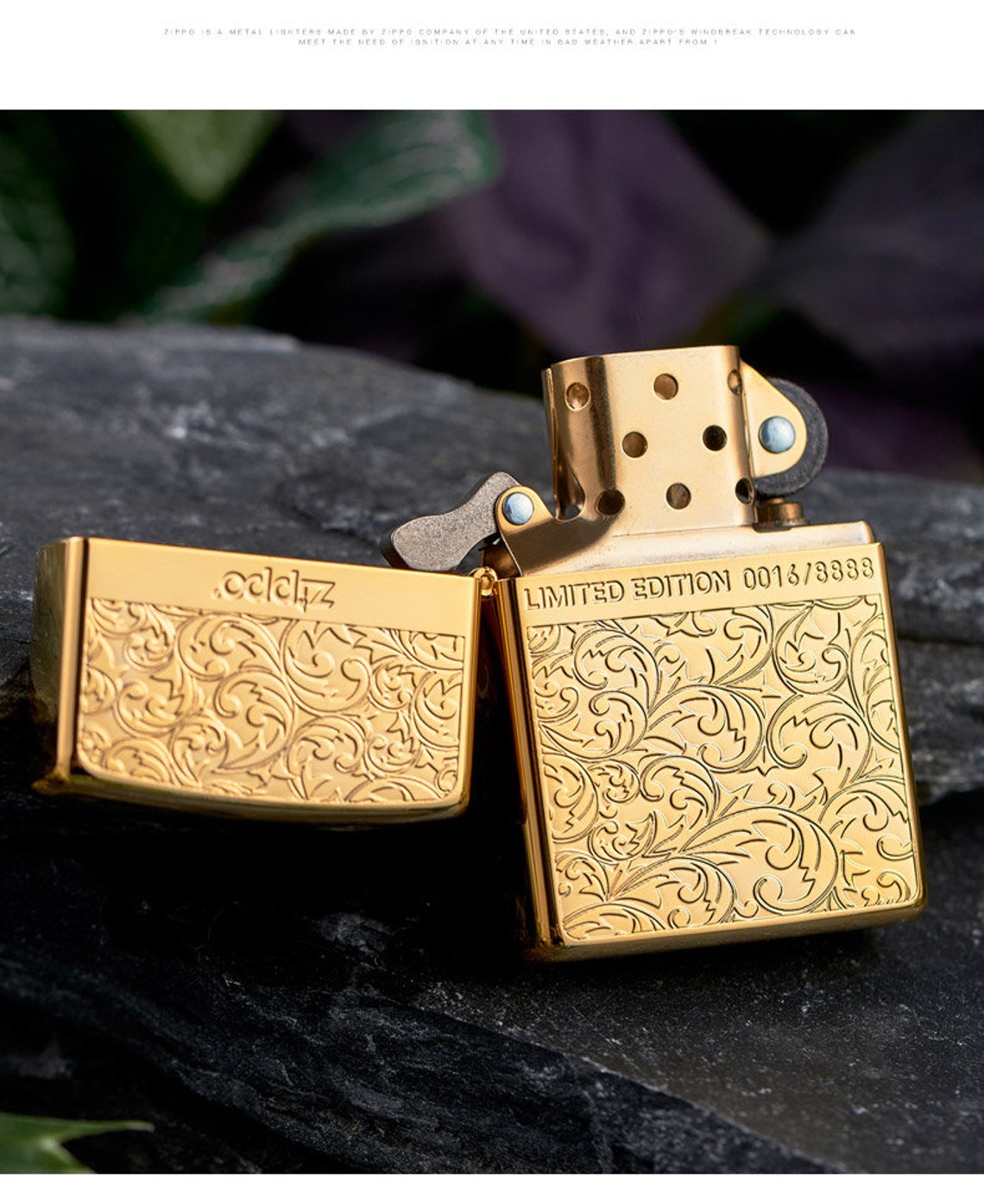 Zippo Very Nice Brass Flower Limited Edition Asian Market New in Box - Etsy