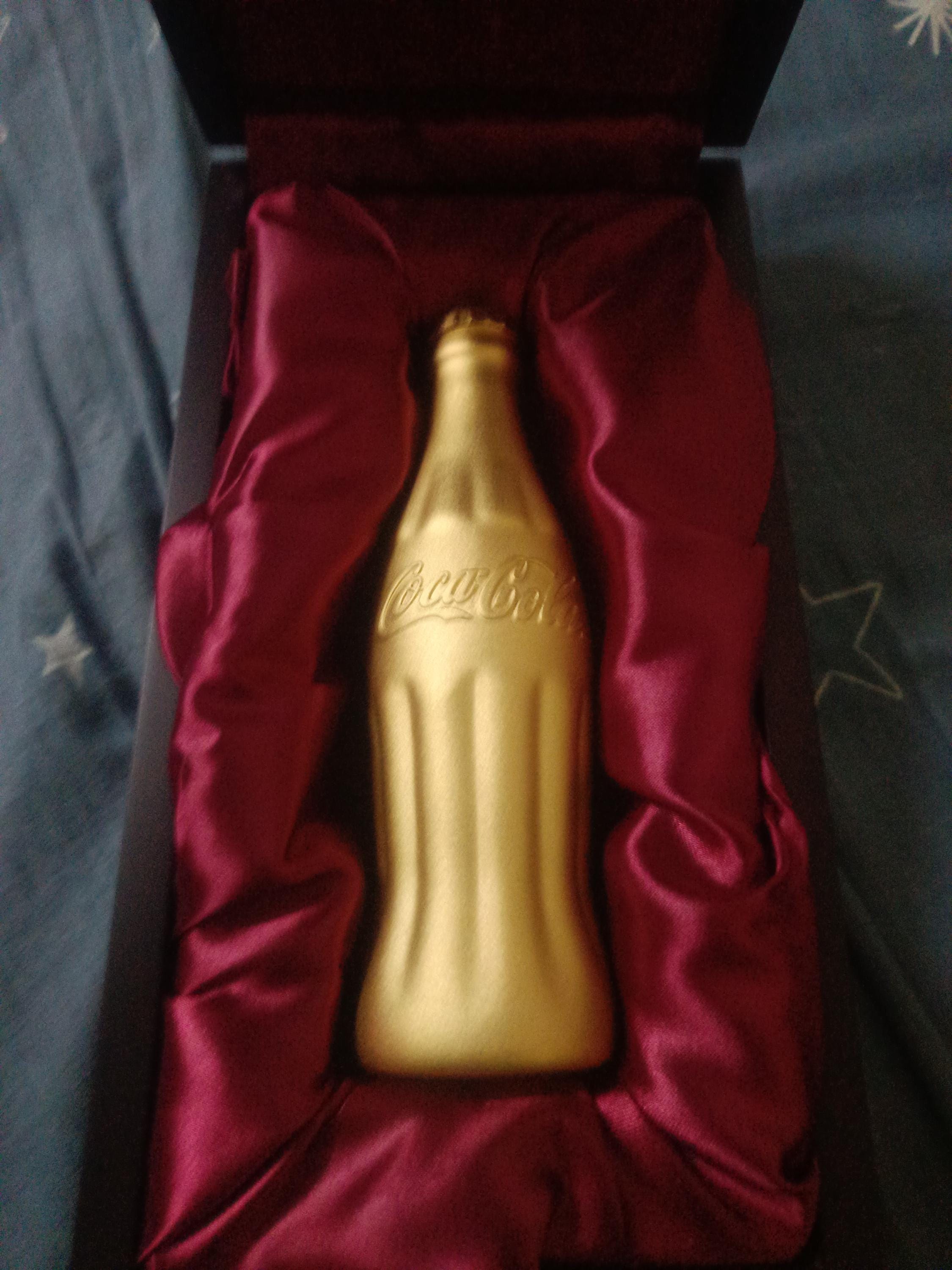 Item Rare Coca Cola Bottle 24k Gold Plated Limited Edition - Etsy UK