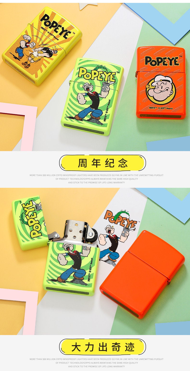 Zippo Very Rare Popeye Cartoon New in Box Only One Price Choice What ...